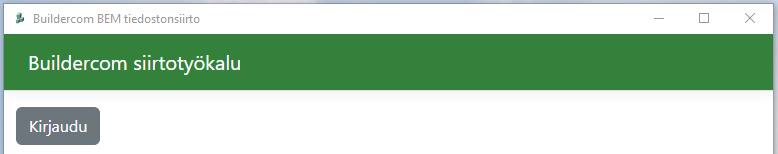 5 BEM-Tiedonsiirto – Buildercom Support